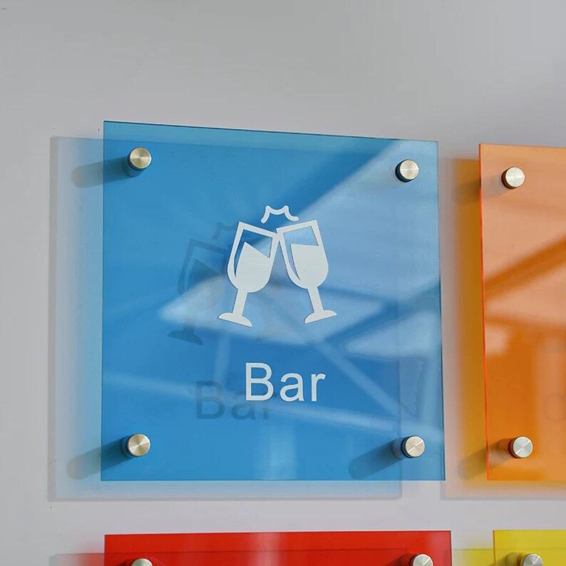 Custom Acrylic Reception Sign | Professional Welcome Plaque | Office ...