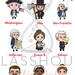 25 Chibi USA Historical Figures Clip Art Bundle | Cute American History ...