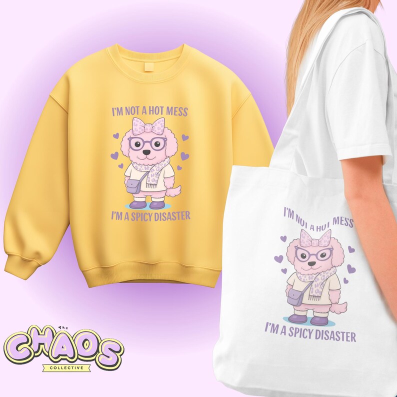 Spicy Disaster PNG Quirky Cute Collection - Funky Sublimation Designs ...