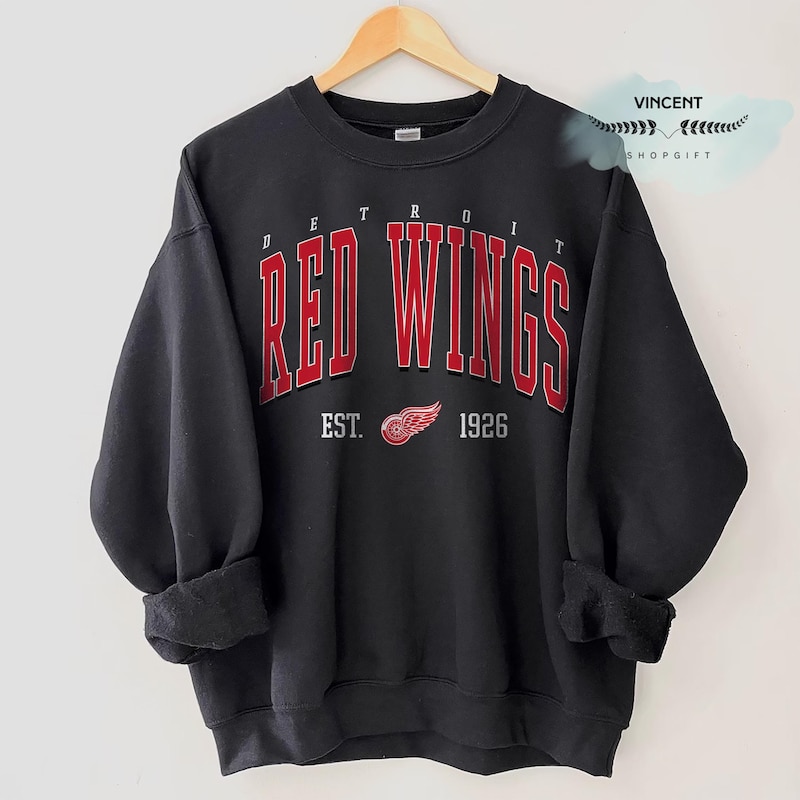 Women Red Wing Sweatshirt - Etsy