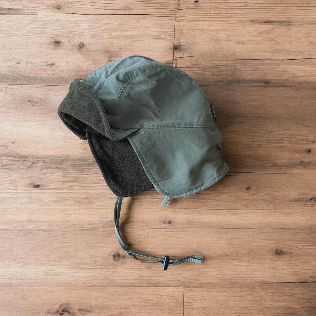 Insane Military Pilot Trapper Padded Hat Cap in Khaki Green. One Size ...