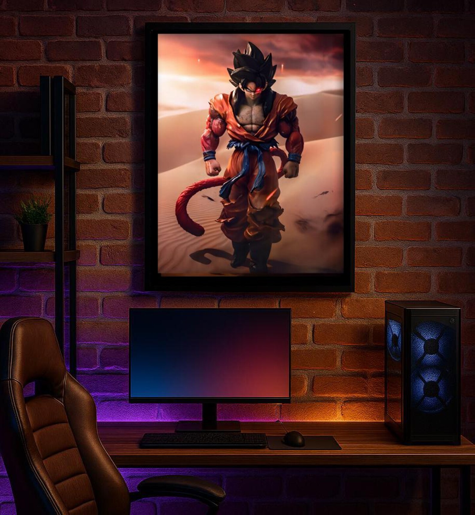 Dragon Ball Z Goku 2 | 300 DPI 16k HIGH Resolution | Digital Painting ...