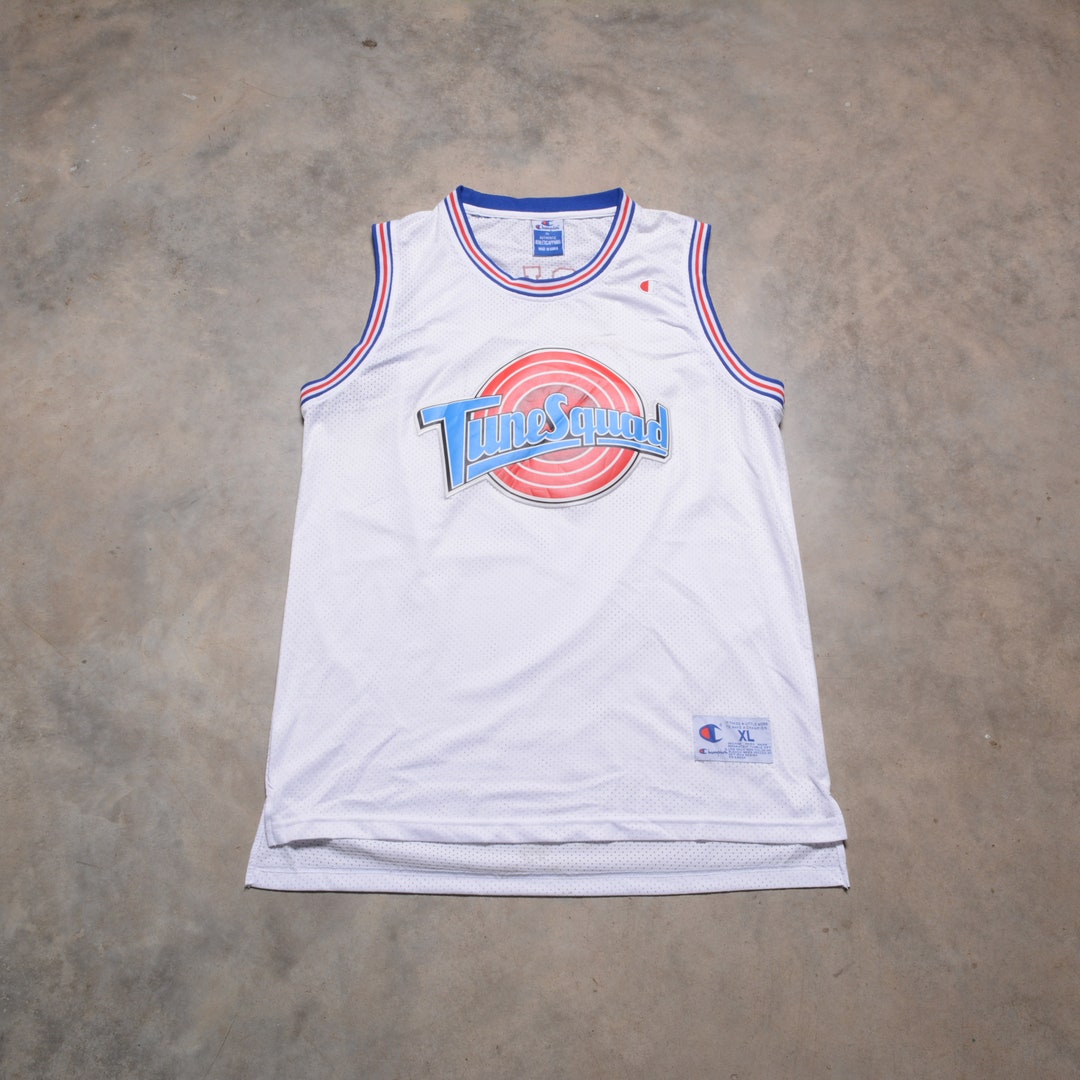 Vintage 90s Tune Squad Jersey Space Jam Tank Top Mesh Shirt - Etsy