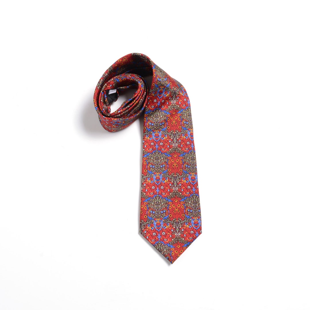 Vintage Metropolitan Museum of Art Tie William Morris Blackthorn ...