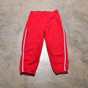 Vintage 50s Baseball Uniform Pants Red White Stripe Athletic Sport Men ...