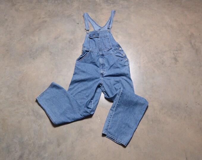 Vintage 90s Overalls Levis Silver Tab Medium Wash Denim 1990 Men Women ...