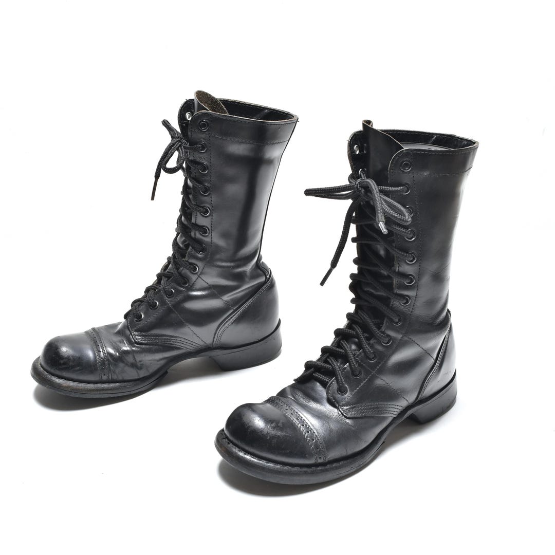 Vintage 70s Combat Boots Corcoran Jump Boots 1970 Men Size 7 Punk Rock ...