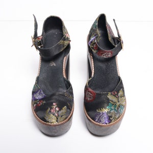 Vintage Free People Platform Pumps High Heel Shoe Tapestry Starlet Size 39 - Etsy