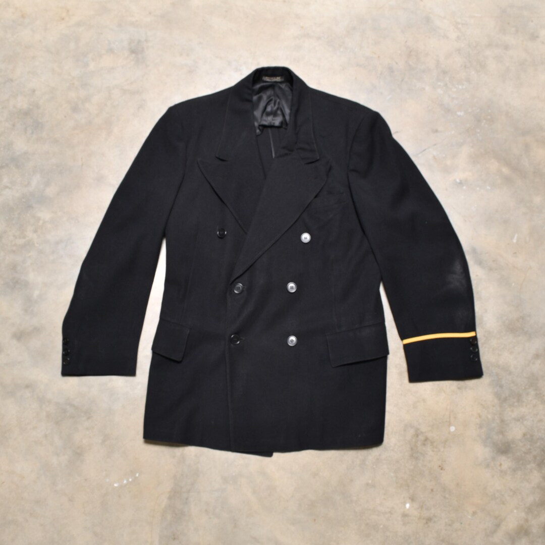 Vintage 40s US Navy Uniform Jacket Double Breast Craddock Uniforms ...