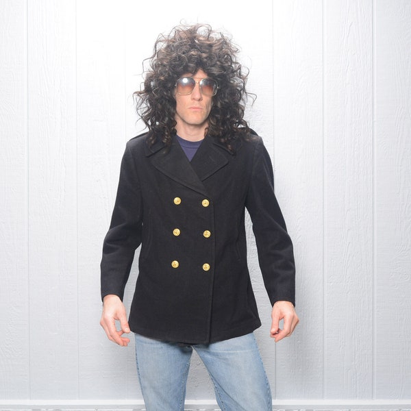 Navy Pea Coat - Etsy