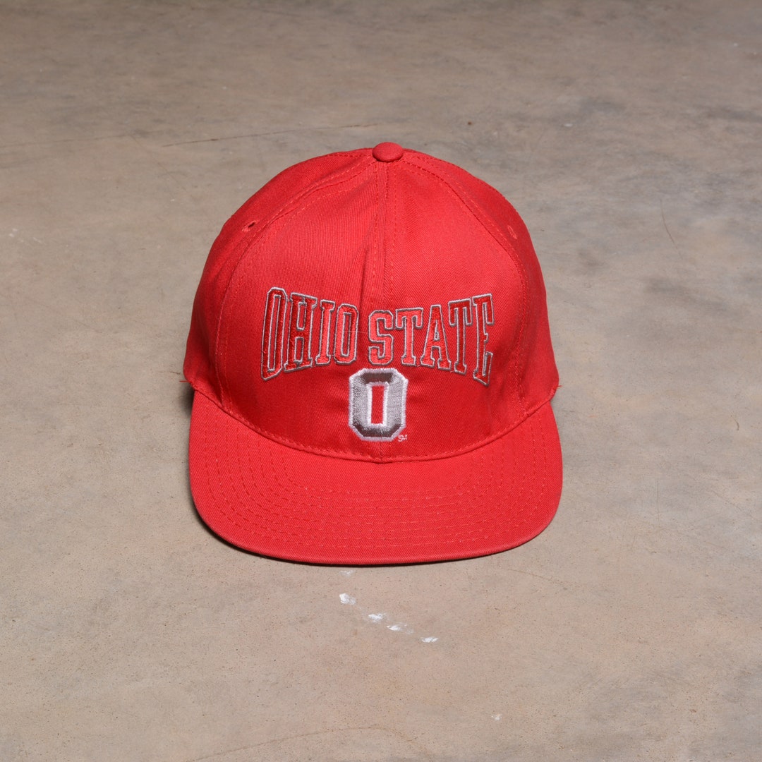 Vintage 80s 90s Ohio State Baseball Cap Snapback Hat Buckeyes 1980 1990 ...