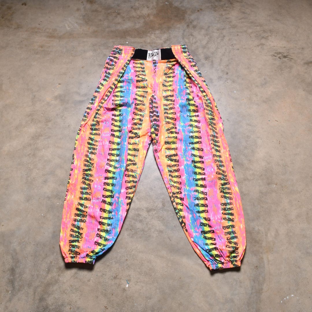 Vintage 80s 90s Ragzz Muscle Pants Surf Skate Hammer Pants Baggy Lounge ...
