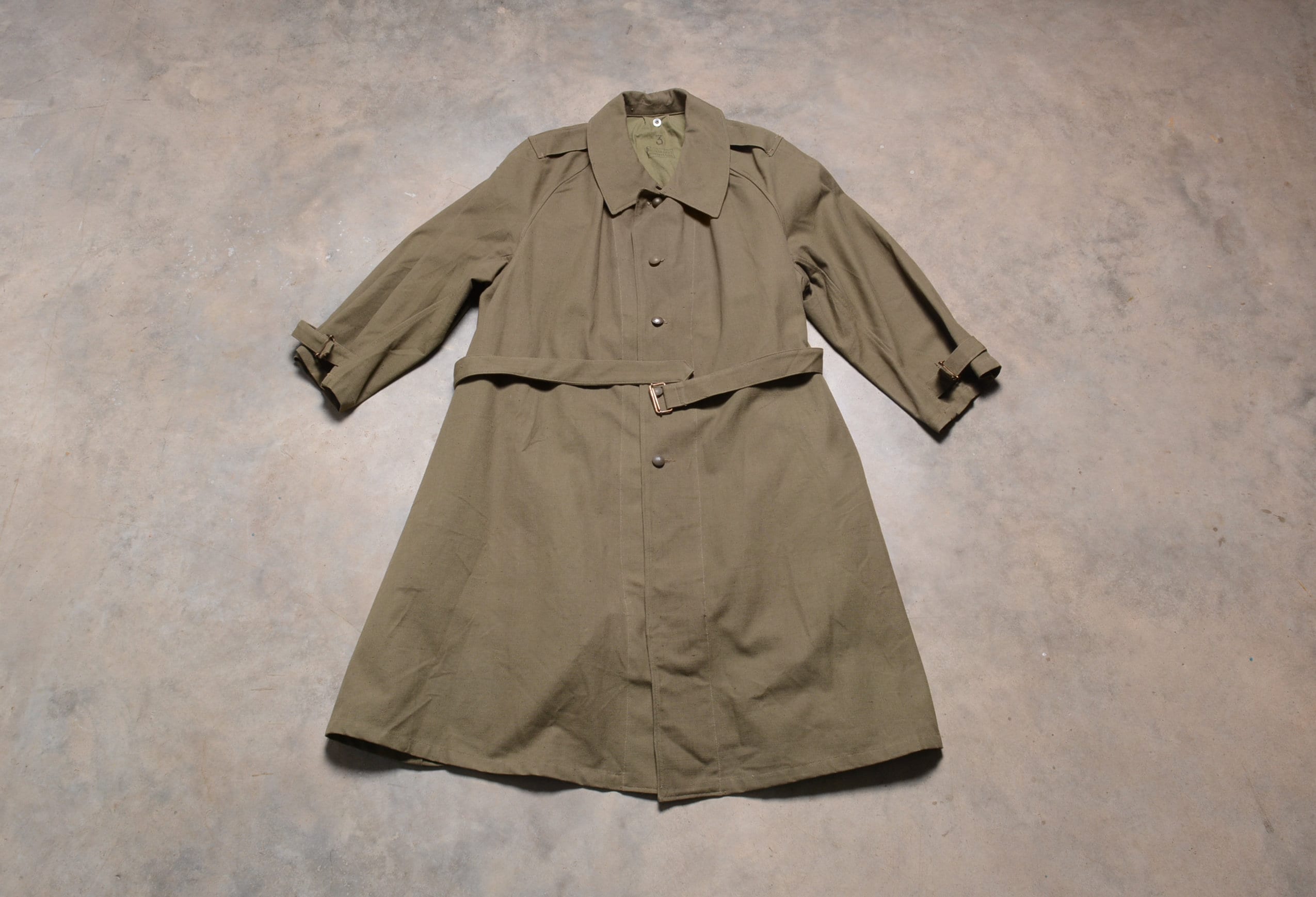 COTTON SILK OFFICER TRENCH COAT.004-