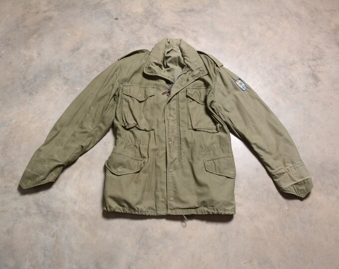 Vintage 70s US Army Field Coat M-65 Winter Jacket Olive Drab - Etsy