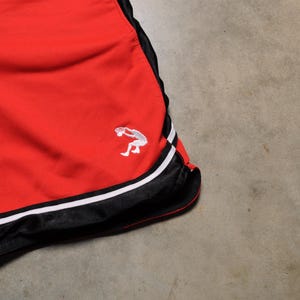 Vintage Shaq Shorts Red Black Reversible Basketball Shorts Shaquille O ...