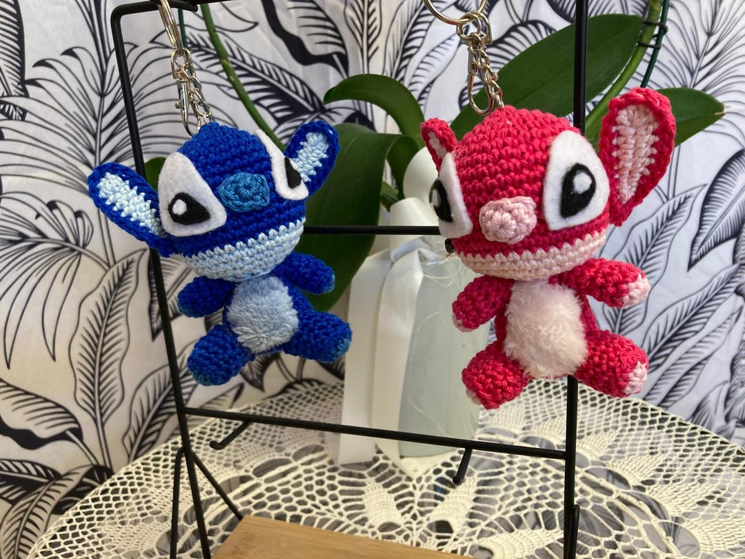 Stitch Keychain - Etsy