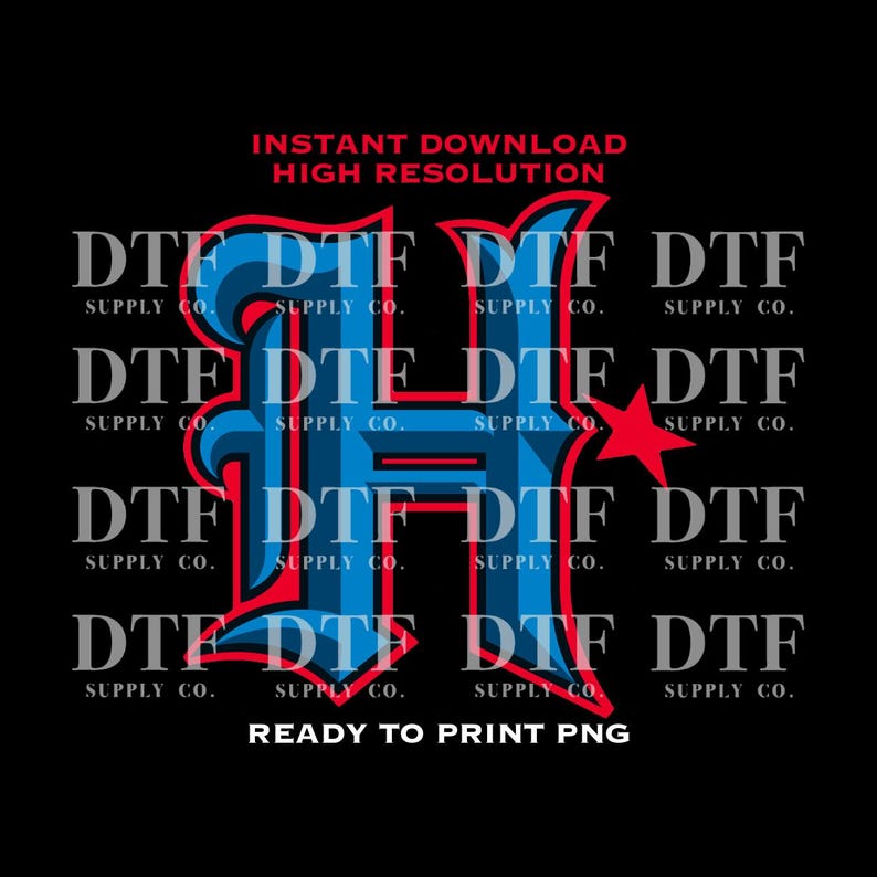 Houston"h" 4 Pack PNG **DIGITAL DOWNLOAD** - Etsy