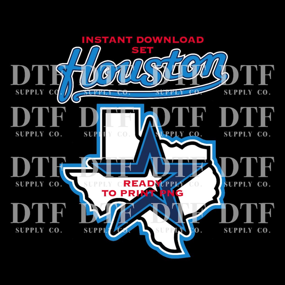 Houston Blue 2PNG **DIGITAL DOWNLOAD** (includes 2 Files) - Etsy