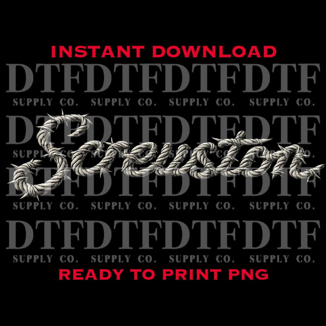Screwston Texas Barb Wire Png **DIGITAL DOWNLOAD** - Etsy