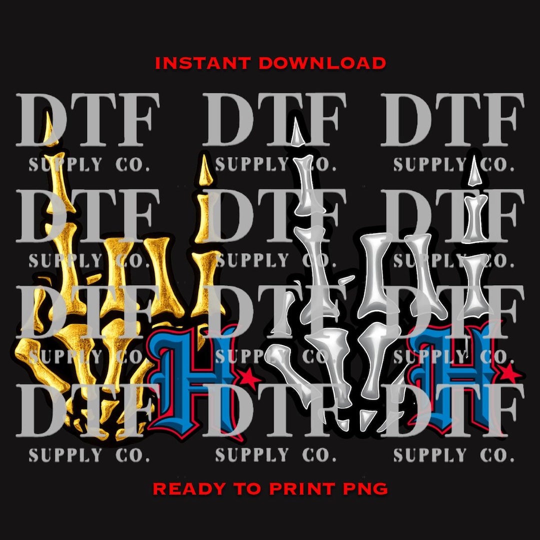 Houston Texans 2 Pack Diamond Skeleton Hand, (DIGITAL DOWNLOAD) - Etsy