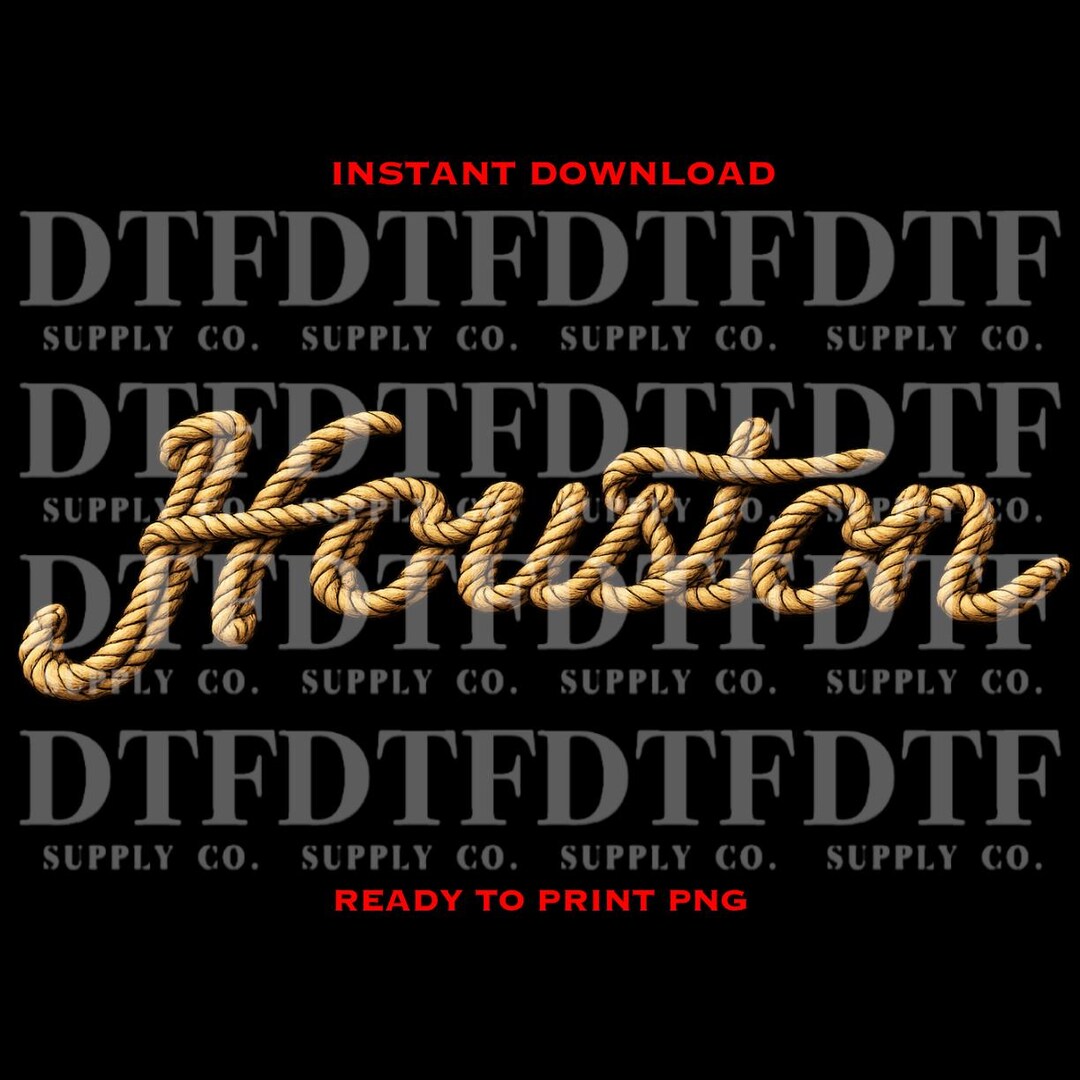 Houston Rodeo Twisted Rope Png **DIGITAL DOWNLOAD** - Etsy