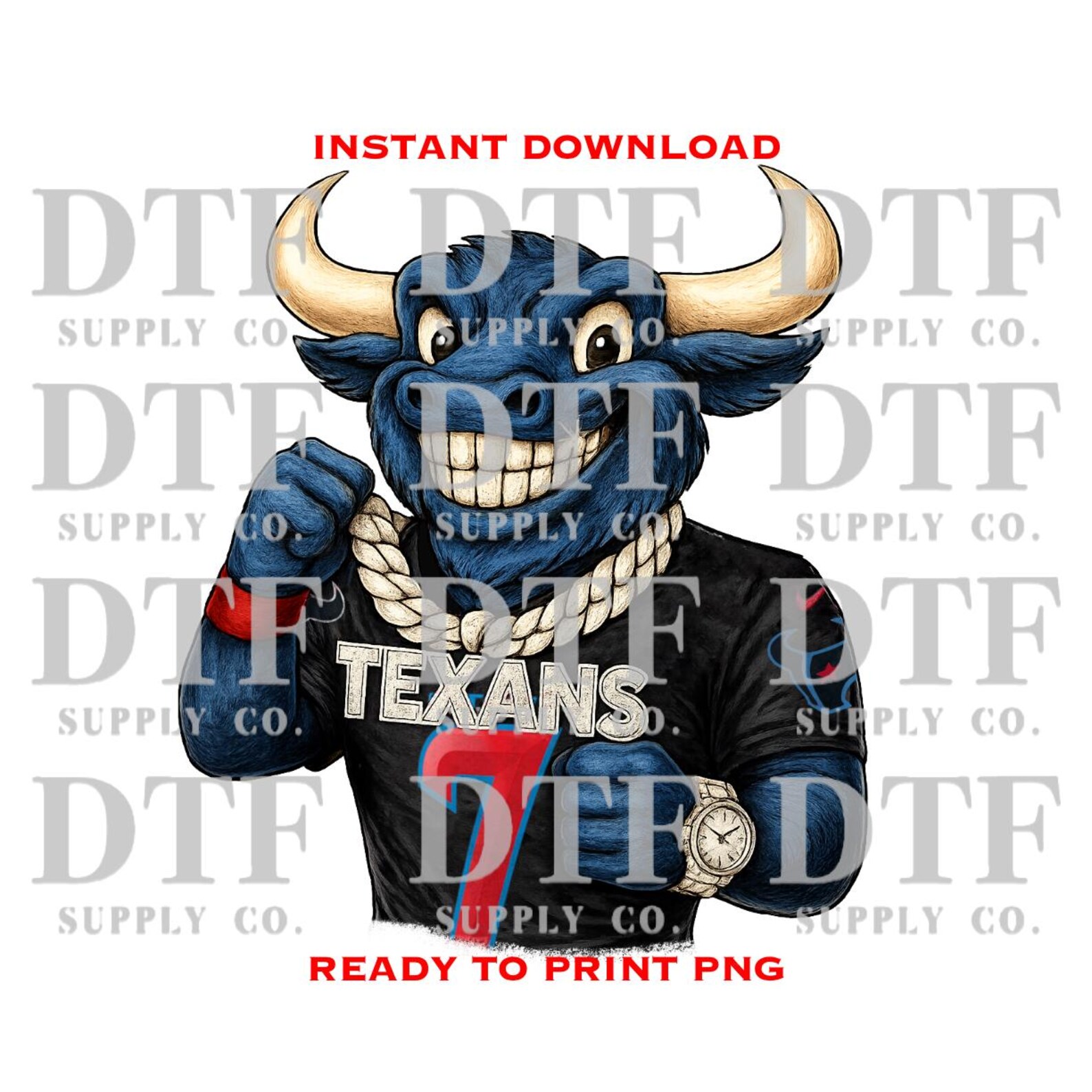 El Toro Png ( Black and Red ) Texan **DIGITAL DOWNLOAD** - Etsy