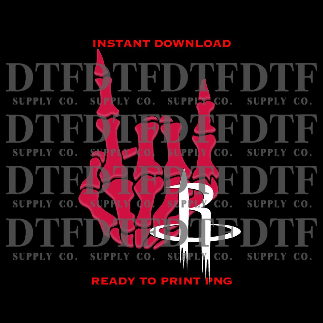 Skeleton Red Hand Rocket Png **DIGITAL DOWNLOAD** - Etsy