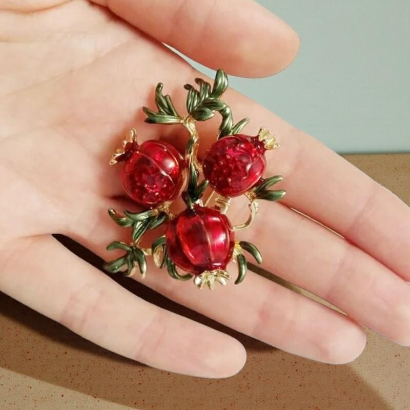 Pomegranate Pin - Etsy