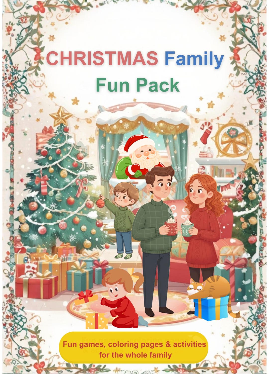 Curiokidscorner: Christmas Family Fun Pack – Printable + Flipbook ...