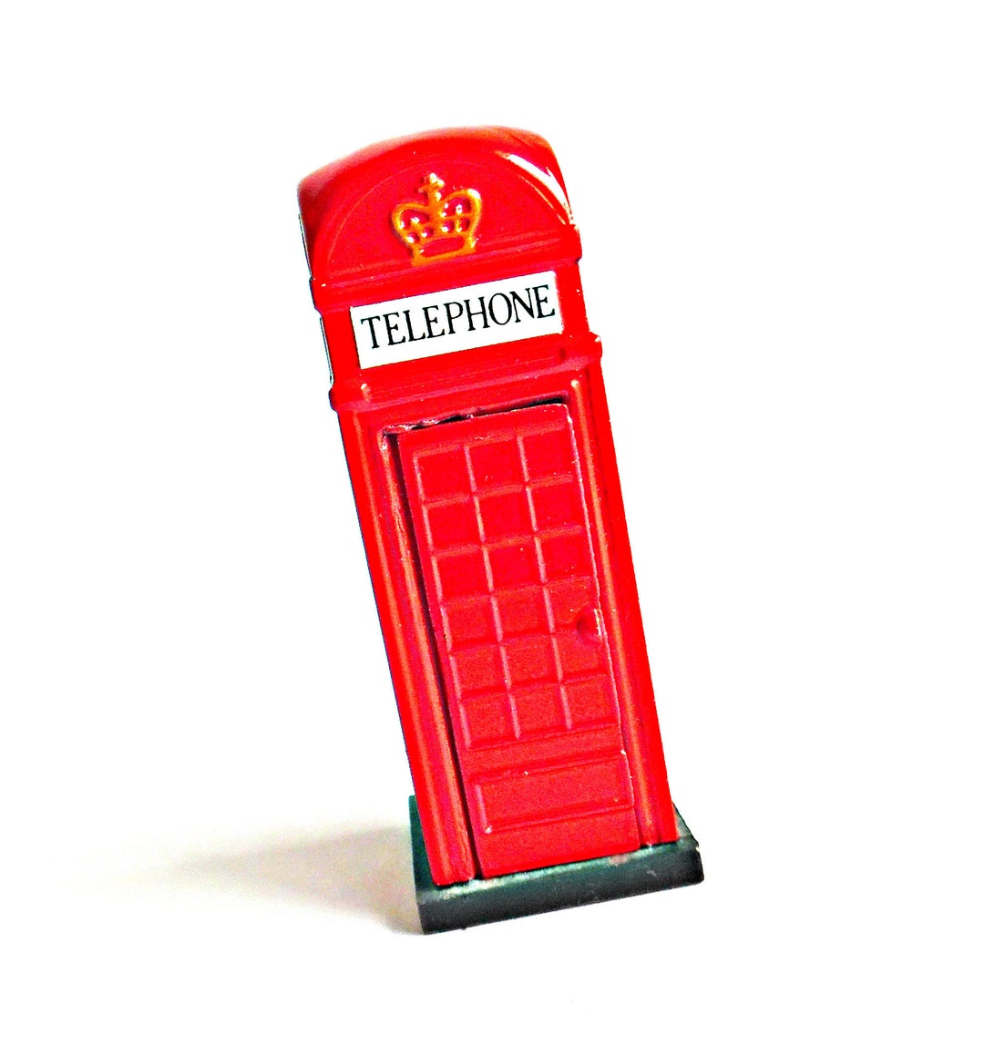 Whimsical Old Fashioned English Phone Booth Pencil Sharpener In whimsical-old-fashioned-english-phone-booth-pencil-sharpener-in