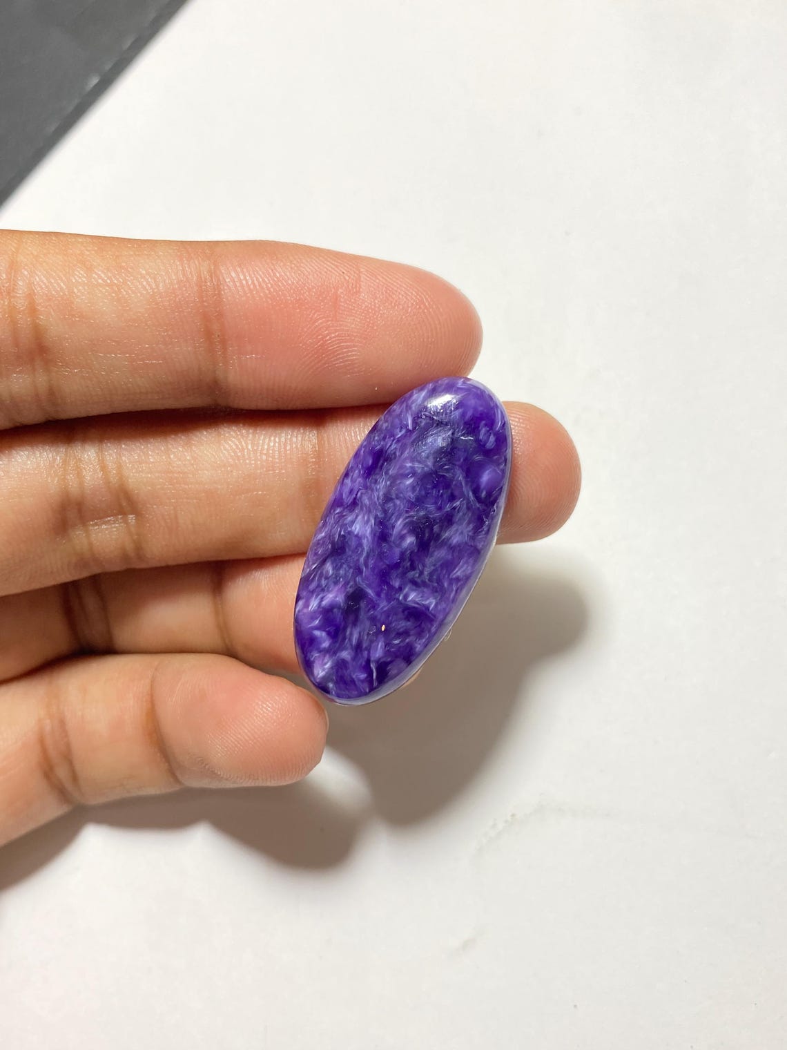 Natural Purple Charoite Oval Cabochons: Jewelry Making Gemstone ...