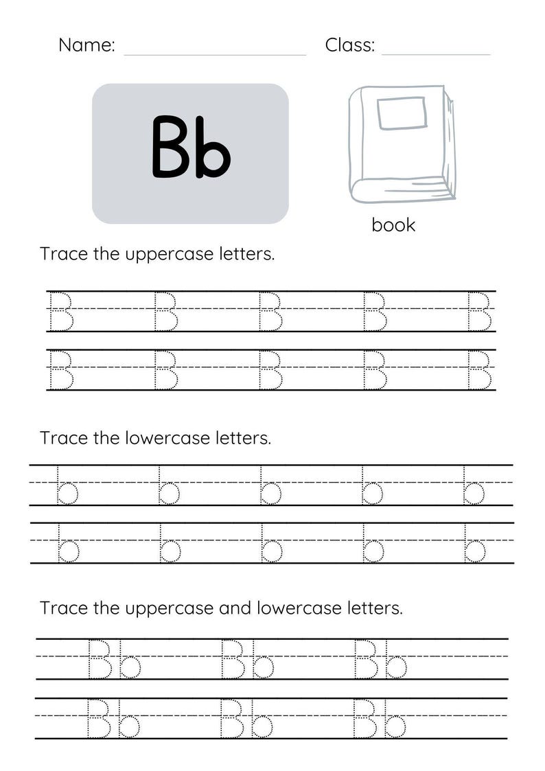 Letter of the Week Printable Worksheets: Alphabet Busy Book (PDF ...