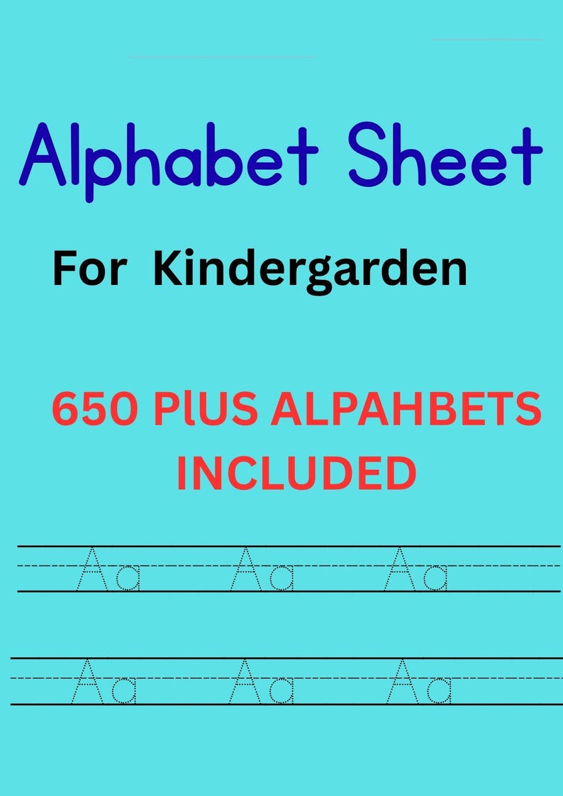 Letter of the Week Worksheets Printable, Alphabet Busy Book, Learning ...