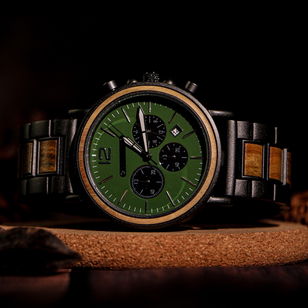 Engraved Walnut Watch for Husband,mens Watch,personalized Wooden Watch ...