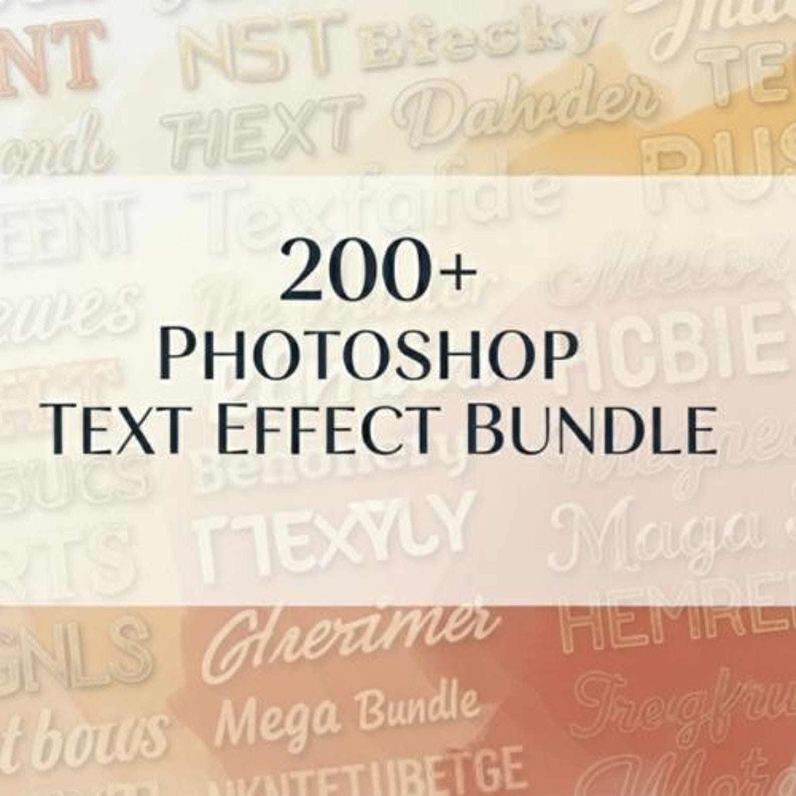 200+ Photoshop Text Effect Bundle | Ultimate Professional Text Pack for ...