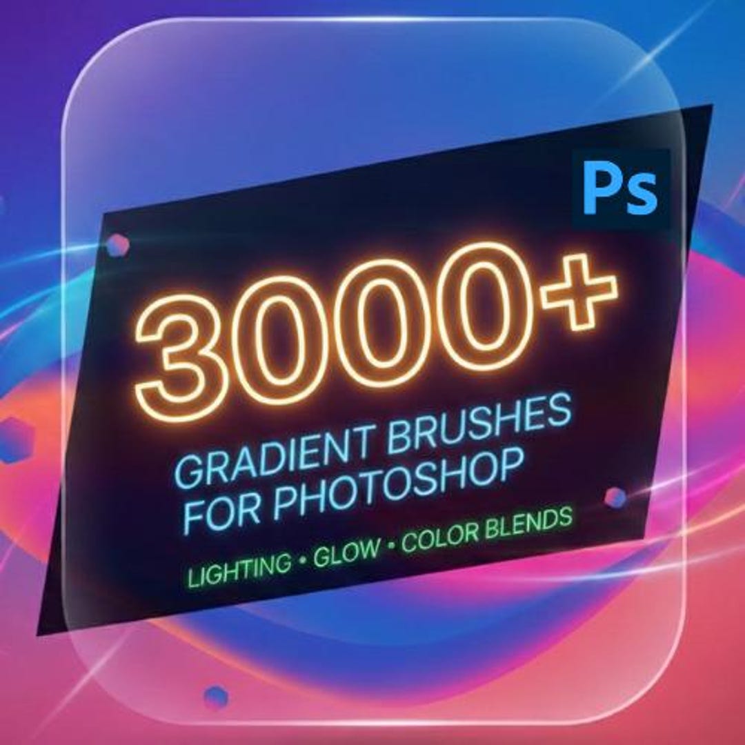 3000+ Gradient Brushes for Procreate & iPad | Glow, Lighting, Color Blend and Smooth Effects ...