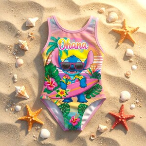 Stitch Swim Suit Kids - Etsy