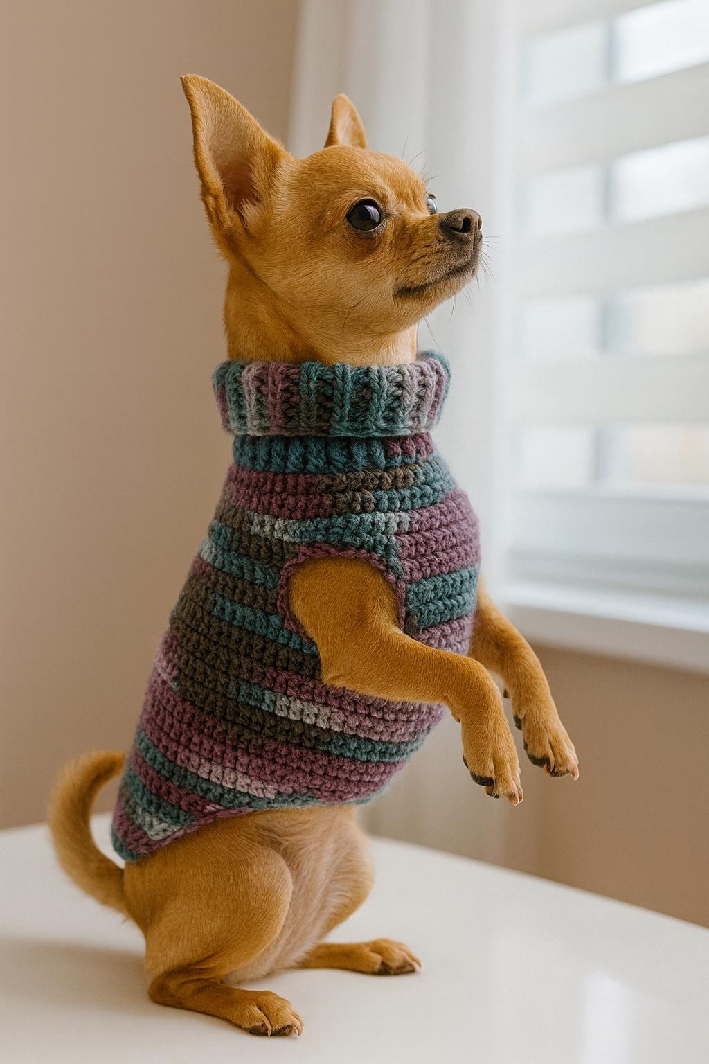 Dog and Owner Matching Set – Dog Outfit With Hat and Scarf for Dog Mom ...