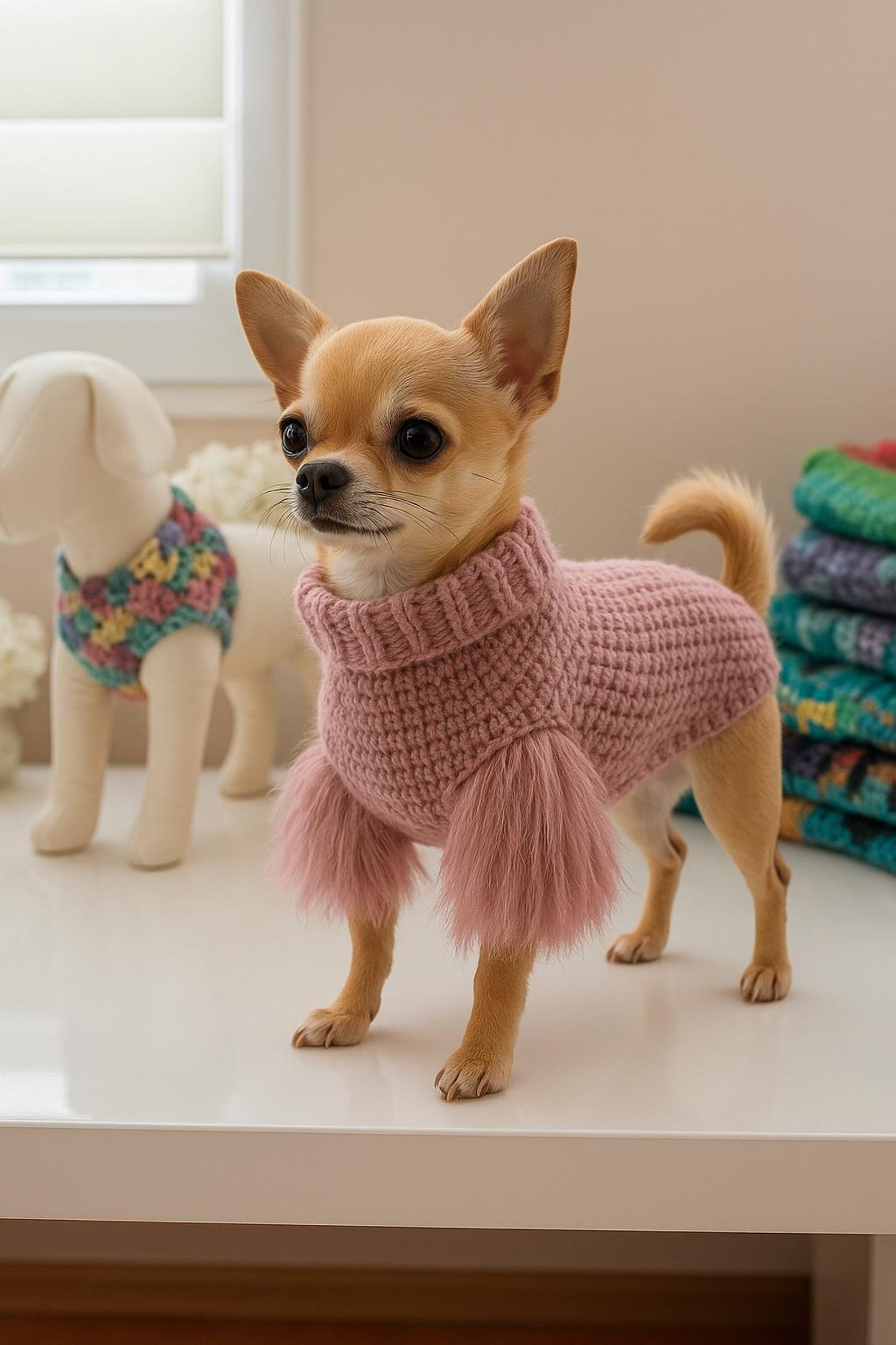 Dog Sweater, Dog Clothes, Puppy Outfit – Cute Pet Gift for Dog Moms ...