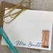 Personalized College Notecards/university Stationery With Name/choose ...