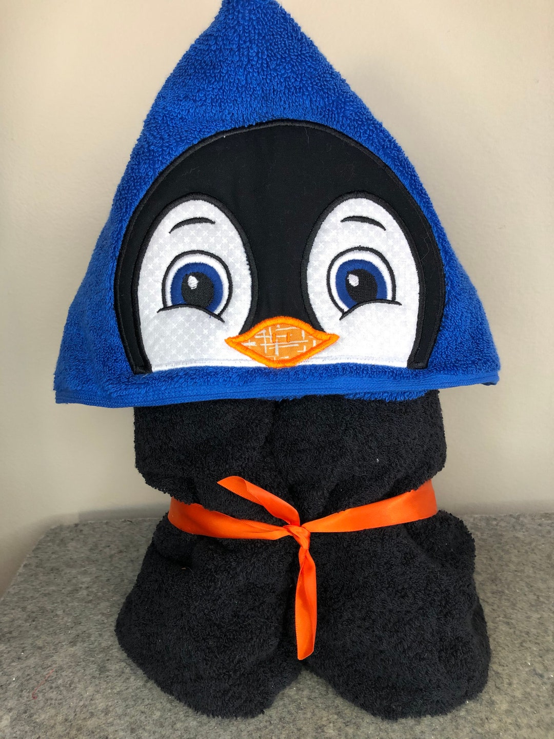 Penguin Hooded Towel/penguin Towel/gift for Kids/gift for Toddlers/kids ...
