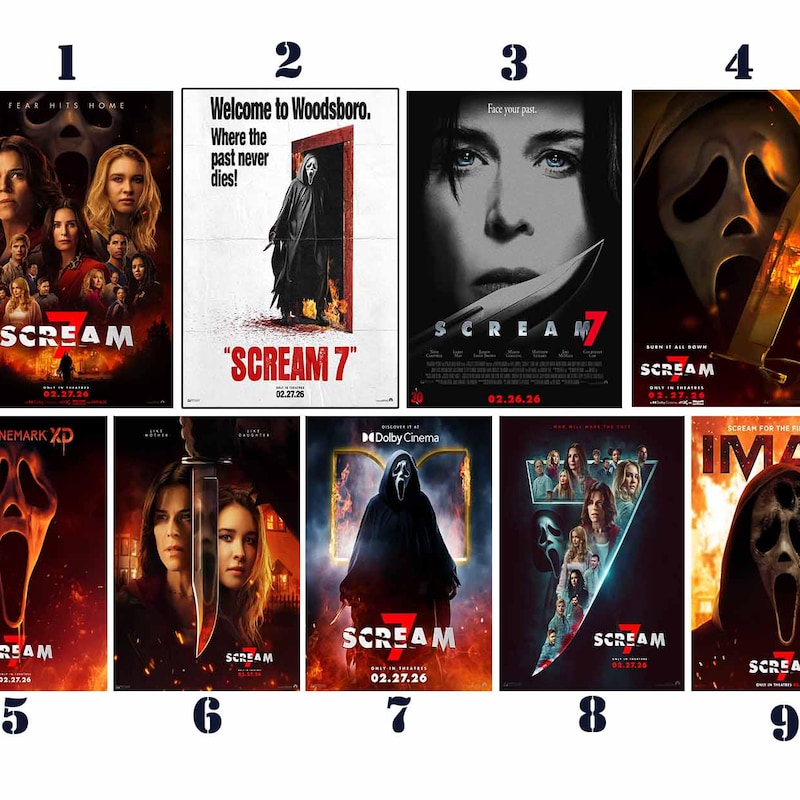 Scream 7 Movie Poster - Etsy