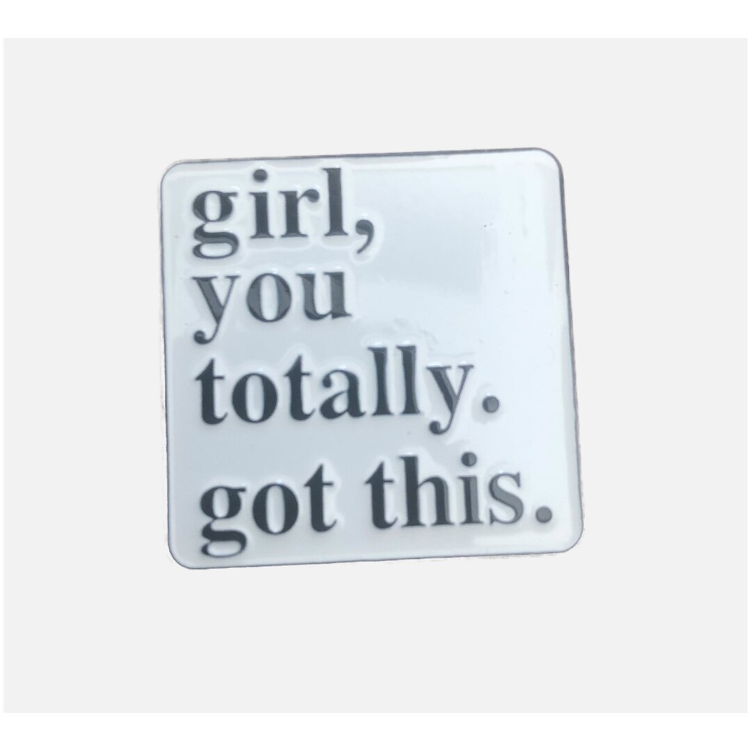 Go Get It Girl | Enamel Pin - Etsy