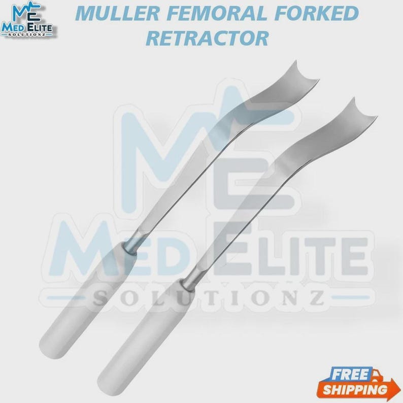 2 Muller Femoral Forked Retractor 28mm Orthopedic Mueller-type ...