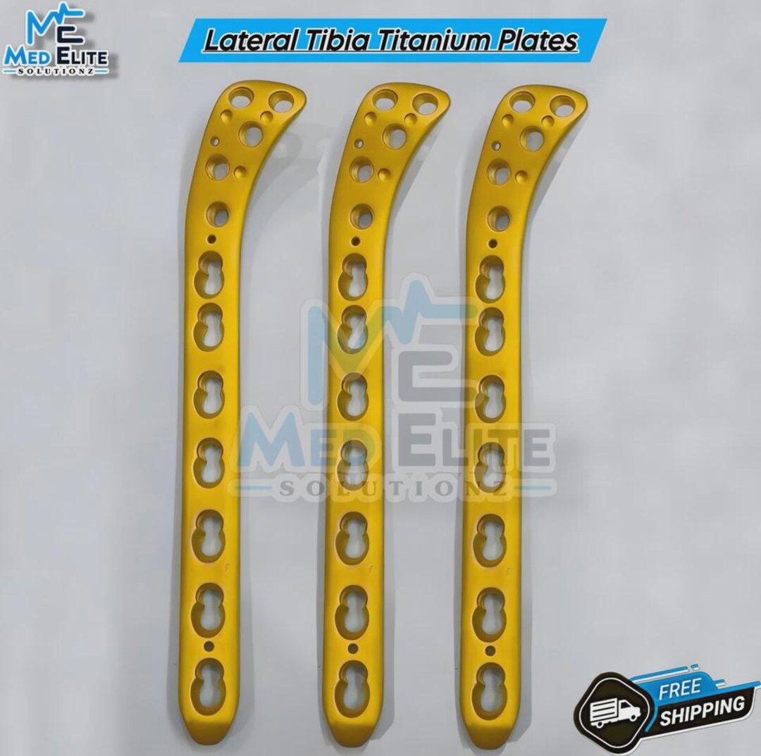 4.5/5.0mm Proximal Lateral Tibia Titanium Bone Plates Orthopedic ...