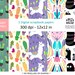 Digital Scrapbook Paper Set 1 Patterns 5 Papers in .JPEG Files 12x12in ...
