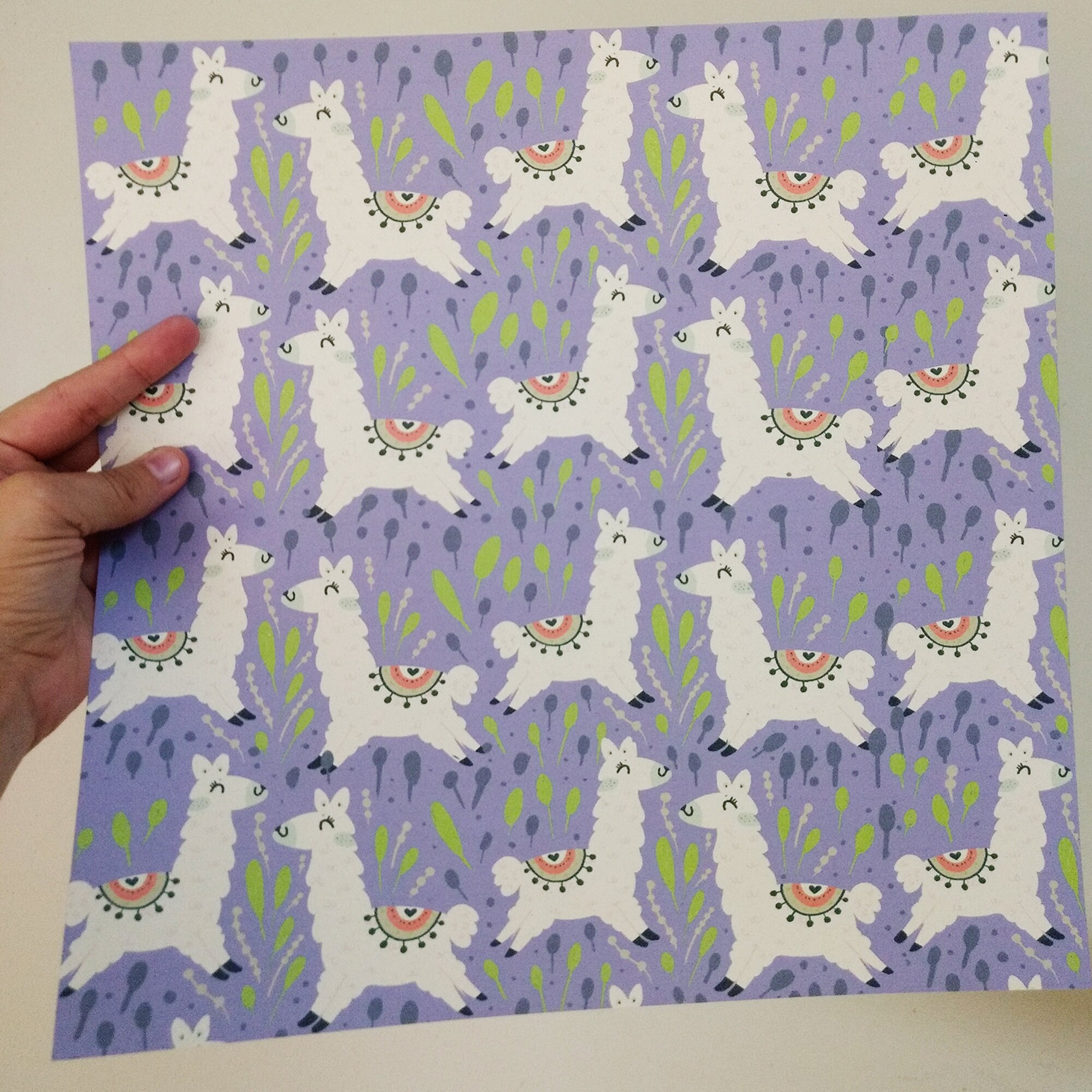 Digital Scrapbook Paper Set 1 Patterns 5 Papers in .JPEG Files 12x12in ...