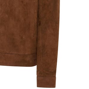 Goat Suede Leather Trucker Jacket: Vintage Western Biker Coat - Etsy