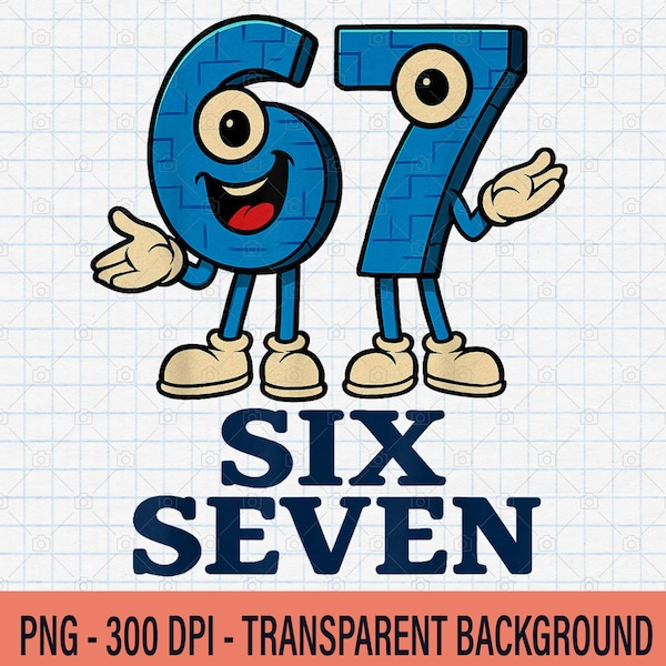 Number 67 Clipart - Etsy