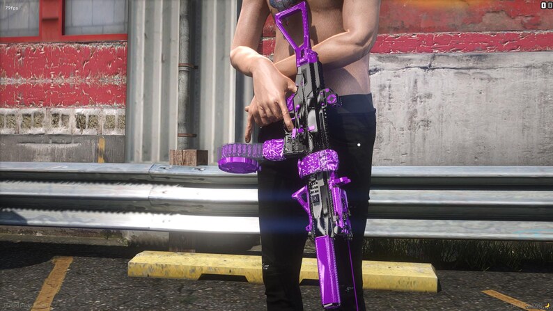 Fivem Custom Gang SMG Purple | Fivem Ready | Optimized | Lore Friendly ...